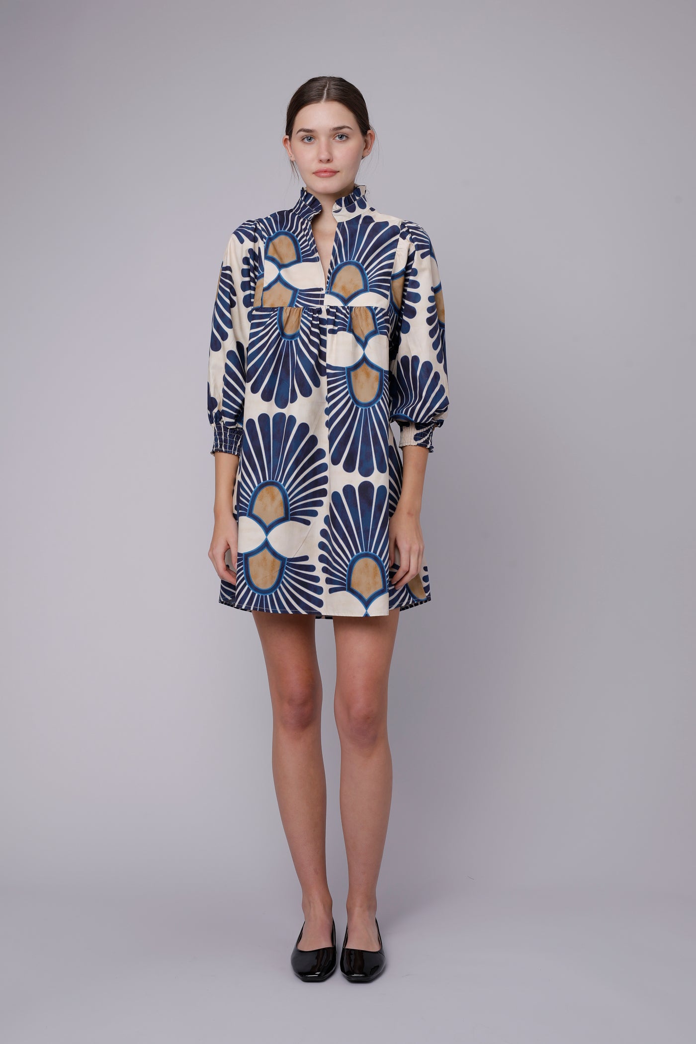 JASPER italian. made cotton dress mini dress washable – Shop-Sofia